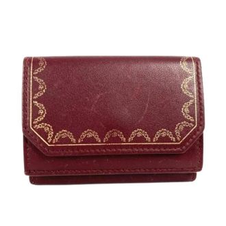 Cartier Portefeuille Vintage Pre-owned - Femme - Pre-owned - Rouge - Taille: ONE Size
