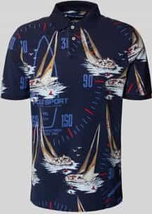 Polo Ralph Lauren Slim Fit Poloshirt im Allover-Look