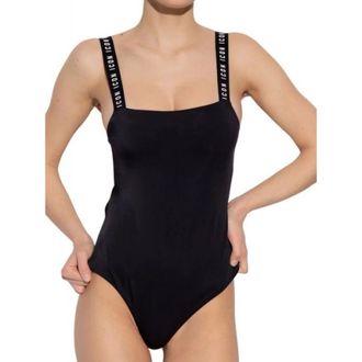 Dsquared2 Femme, Maillots de bain, Noir, Taille: 42 FR Maillot de bain une pièce à bretelles élastiques