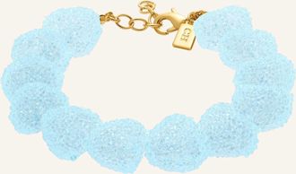 Crystal Haze Crystal Haze Armb&auml;nder Jelly Heart Bracelet Baby Blue By Glambou gold
