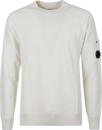 C.P. Company C.p. Company, Homme, Pulls, Blanc, Taille: XL Tricot ras du cou