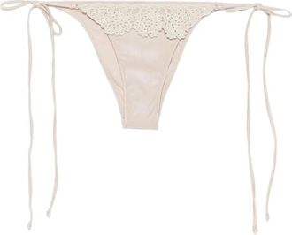 Frankies Bikinis Femme, Sous-v&ecirc;tements, Beige, Taille: 40 FR Bas de bikini en satin Mackenzie