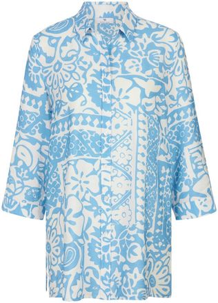 Peter Hahn Long-Bluse 3/4-Arm Peter Hahn weiss