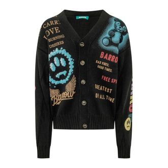 Barrow V-Ausschnitt Strickjacke - - Knitwear - Herren - Schwarzk - M