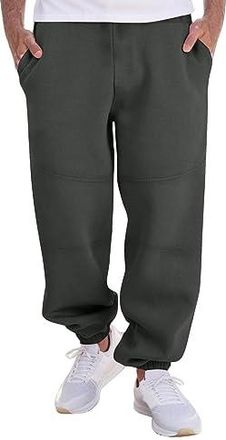 Generic Pantalon de surv&ecirc;tement &agrave; jambe droite avec poches, pantalon de jogging ample &agrave; taille &eacute;lastique, pantalon de jogging en polaire pour homme, pantalon 