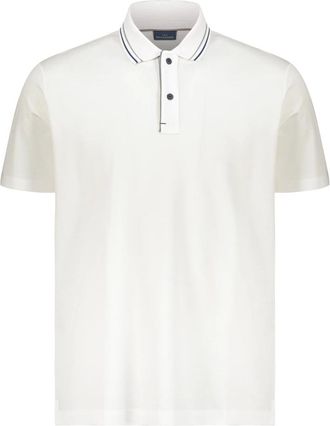 Paul & Shark Homme, Tops, Blanc, Taille: XL Polo en coton piqu&eacute; fin
