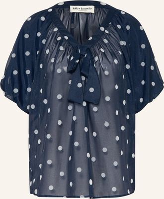 Lollys Laundry Lollys Laundry Blusenshirt Pinell blau