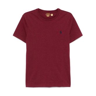 Polo Ralph Lauren Homme, Tops, Rouge, Taille: M Collection de T-shirts &agrave; Manches Courtes