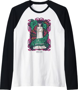 Universal Monsters Bride Psychedelic Horror Raglan