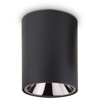 Ideal Lux Ideal Lux - Nitro - led 1 Light Round Surface Mounted Downlight Schwarz