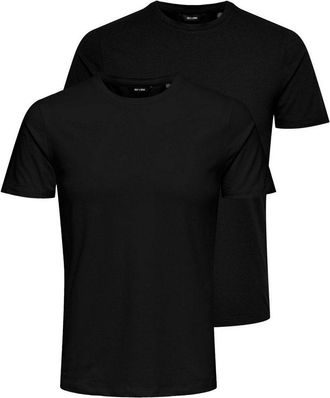 Only & Sons T-Shirt ONSBASIC SLIM O-NECK 2-PACK NOOS (Packung, 2-tlg)