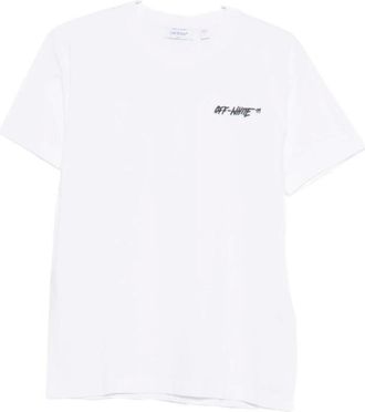 Off-white Homme, Tops, Blanc, Taille: XL Maglietta mezza manica logo