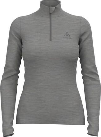 Odlo Femme T-shirt à manches longues avec fermeture éclair MERINO 200