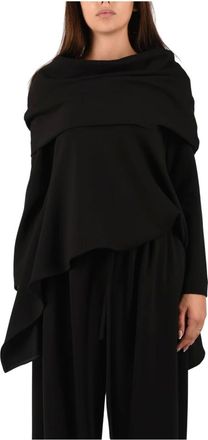 Meimeij Chemisier Pliss&eacute; - Femme - Blouses et Chemises - Noir - Taille: 38 FR