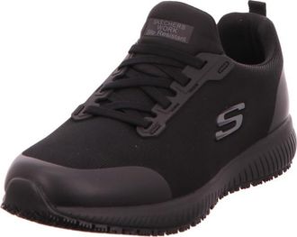 Skechers Herren Squad Sr Myton Sneaker, Black Textile Synthetic, 42.5 EU