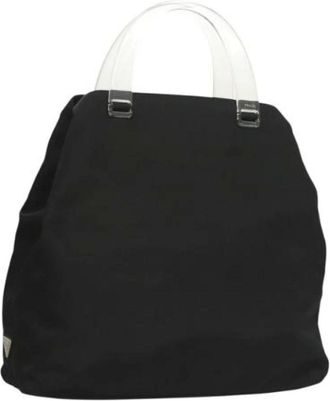 Prada Pre-owned Nylon sacs-main - Femme - Pre-owned - Noir - Taille: ONE Size