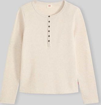 Levi's Regular Fit Langarmshirt aus Baumwoll-Mix