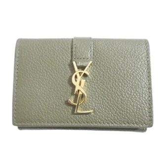 Saint Laurent Pre-owned Origami Tiny Wallet - - Pre-owned - Damen - Gr&uuml;n - ONE SIZE