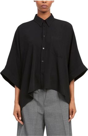 Maison Margiela Femme, Blouses et Chemises, Noir, Taille: 38 FR Chemise ample avec poche