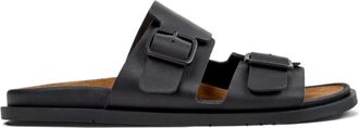 Camper Homme, Chaussures, Noir, Taille: 42 EU Lluc Buckle-Strap Sandal