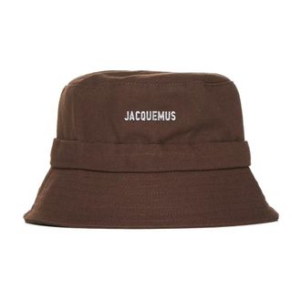 Jacquemus Femme, Accessoires, Brun, Taille: 56 CM Le Bob Gadjo Bucket Hat