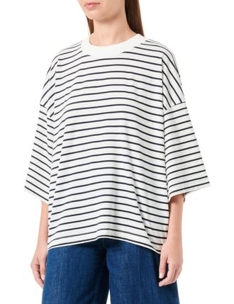 s.Oliver Damen T-Shirt Kurzarm White 34