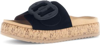 Gabor Damen Pantoletten, Frauen Slipper,Best Fitting,Backless Slipper,Gartenschuhe,Sommerschuhe,sommerclogs,Sandalen,Mules,schwarz,41 EU / 7.5 UK