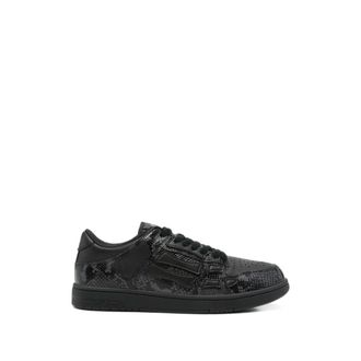 Amiri Skeltop Snakeskin-effect Sneakers