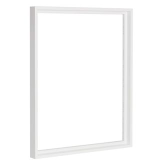 Bildershop-24 Schattenfugenrahmen Lamia 120x180cm Weiß (matt) Selbstmontage Bausatz DIY