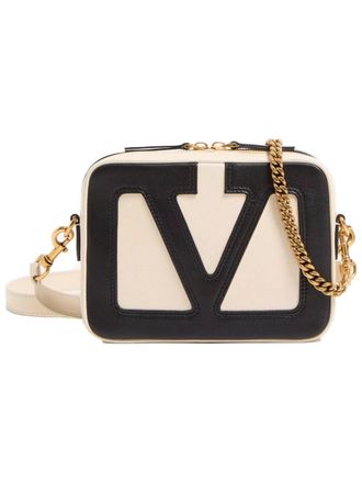Valentino Garavani Womens Viva Superstar Bag White Leather Shoulder