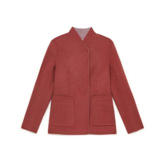 Maliparmi Maliparmi - Veste Double Laine - Femme - Vestes - Rouge - Taille: 46 FR