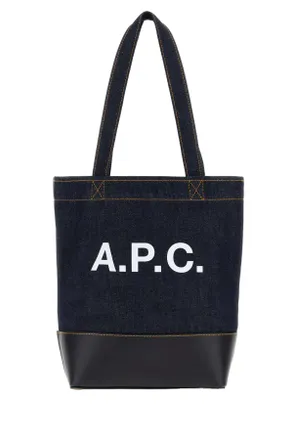A.P.C. Axel Tote Bag - Navy