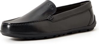 Geox Jungen J New Fast Boy B Mokassins, Schwarz, 36 EU