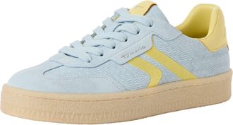 Tamaris Damen Sneaker Low, blau, 40 EU
