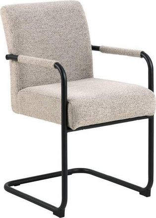 MID.YOU Mid.you Armlehnstuhl, Beige, Textil, rund, 50.5x84.5x64.5 cm, Esszimmer, St&uuml;hle, Esszimmerst&uuml;hle, Armlehnenst&uuml;hle