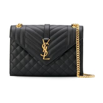 Saint Laurent Envelope Medium Bag - - Bags - Damen - Schwarzk - ONE SIZE