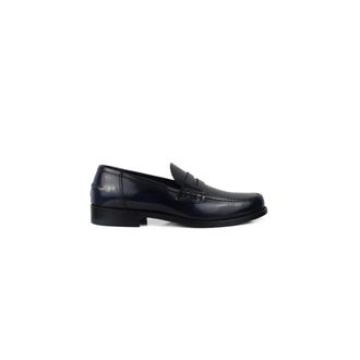 Alberto Gl&auml;nzende Leder Mokassins - - Shoes - Herren - Blau - 42 EU