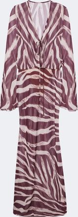 Bananhot Bedrucktes Maxikleid Nema