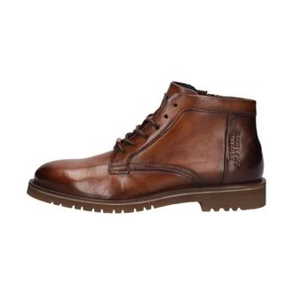 Bugatti Leder Schn&uuml;rstiefel - - Shoes - Herren - Braun - 45 EU