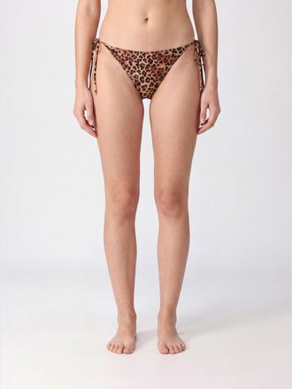 MC2 Saint Barth Bas de bikini taille basse &agrave; imprim&eacute; animalier avec liens