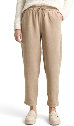 Tom Tailor Damen 1048357 Cordhose mit Kordelzug, 35091-Tan Brown, XL