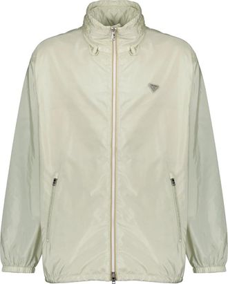 Prada Re-Nylon Jacke - - Jackets - Herren - Beige - L