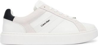 Calvin Klein Sneakers Classic Cupsole Laceup Tape Lth YM0YM01430 Weiß