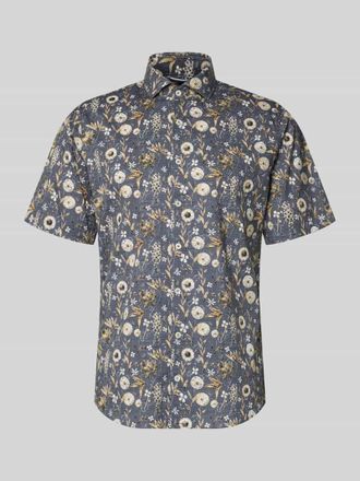 Brax Modern Fit Freizeithemd im Allover-Look Modell Hardy