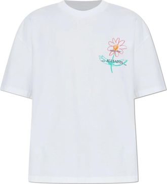 AllSaints Homme, Tops, Blanc, Taille: L Crayo T-Shirt