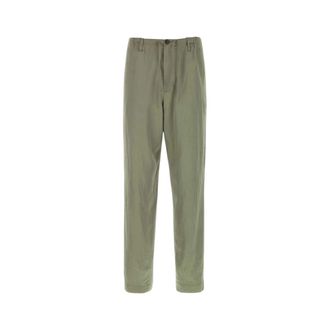 Dries Van Noten Satin Penny Pant - - Trousers - Herren - Gr&uuml;n - XL