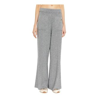 Victoria Beckham Pantalon en laine coupe droite - Femme - Pantalons - Gris - Taille: 40 FR