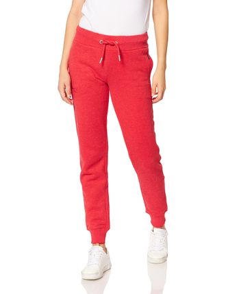 Superdry Damen Vintage Logo EMB Jogger Casual Pants, Papaya Marl, M