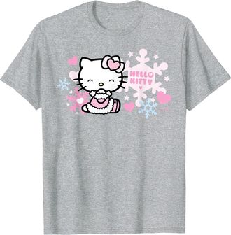 Hello Kitty Charmmy Love Hearts S&uuml;&szlig;e Valentinstagsgr&uuml;&szlig;e XOXO Retro T-Shirt