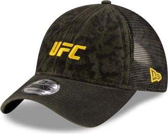 New Era 9Twenty Trucker Cap - UFC MMA Oil Washed Olive